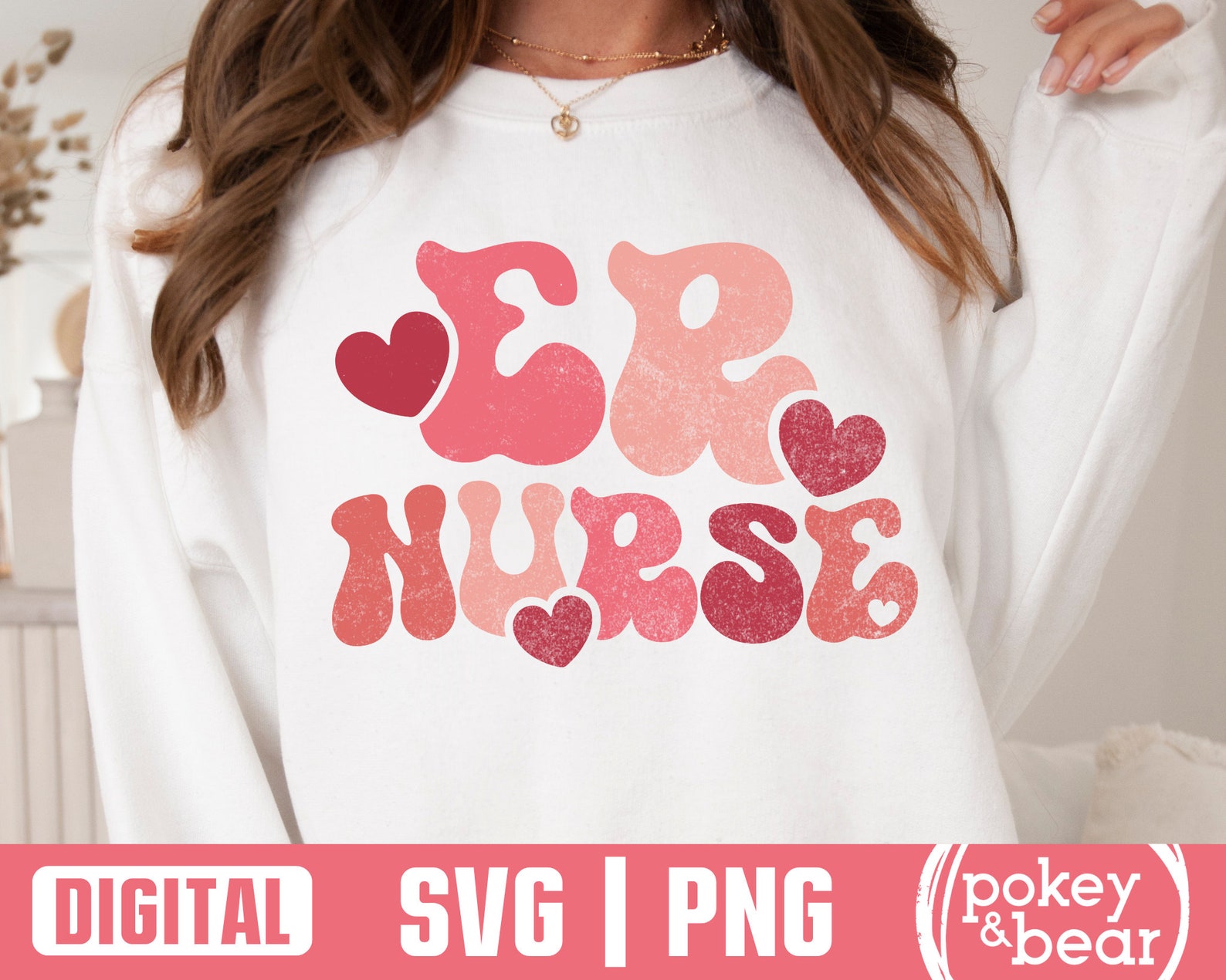ER Nurse Valentine Svg ER Nurse Svg Emergency Nurse Svg Rn - Etsy