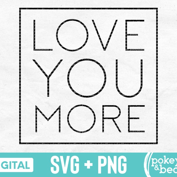 Love You More Art - Etsy