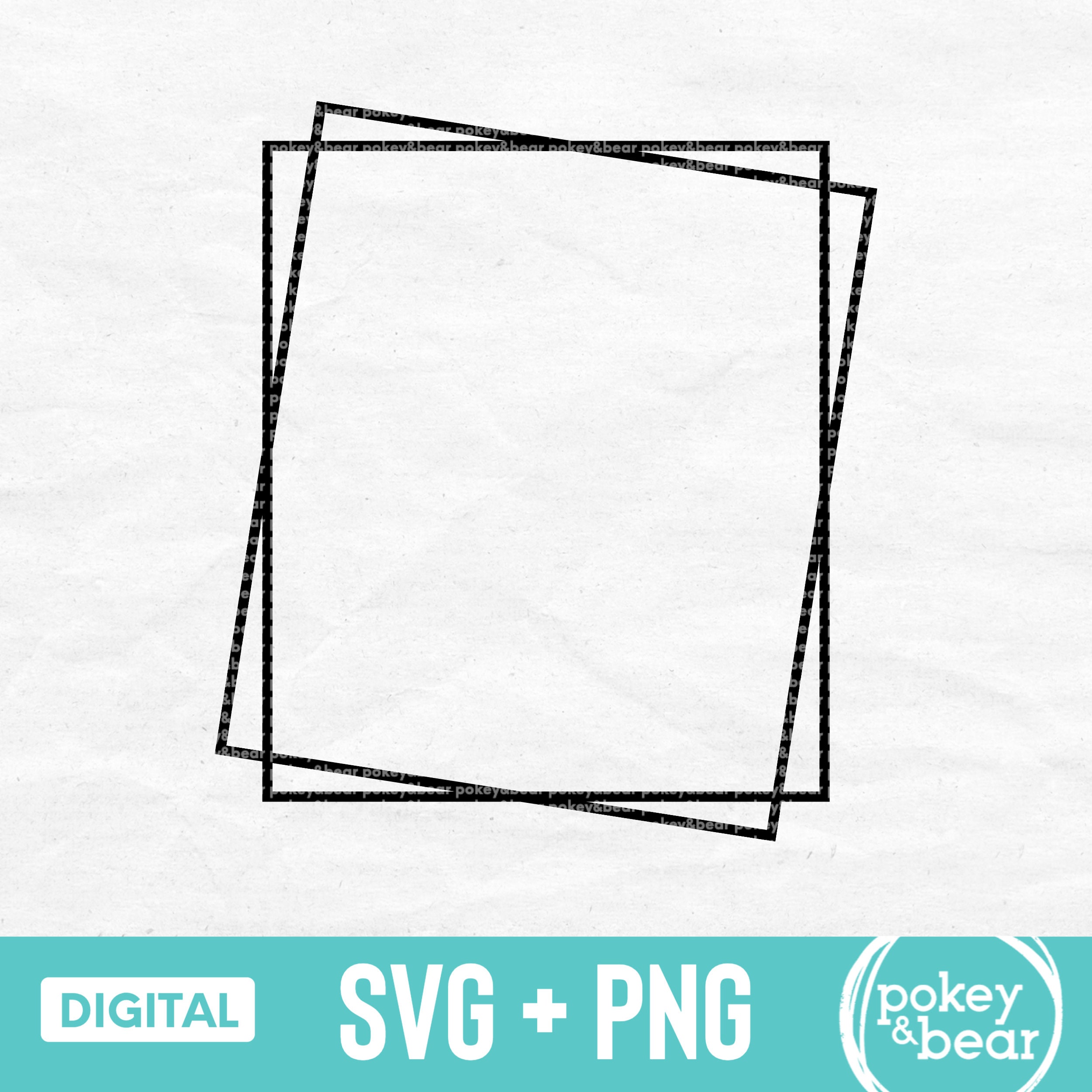 Square Frame Svg Rectangle Frame Svg Square Svg Border | Etsy