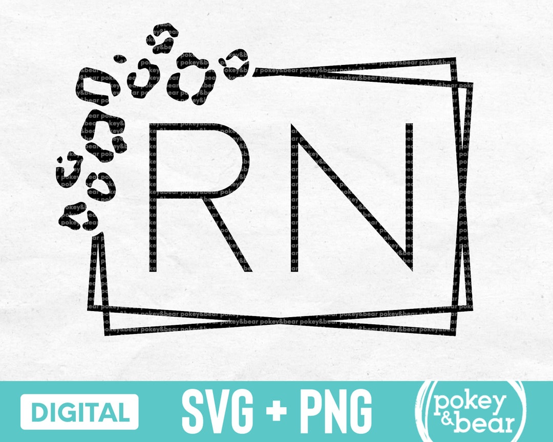 Leopard RN Svg Cheetah RN Svg Leopard Nurse Svg Nurse Life Svg Cheetah ...