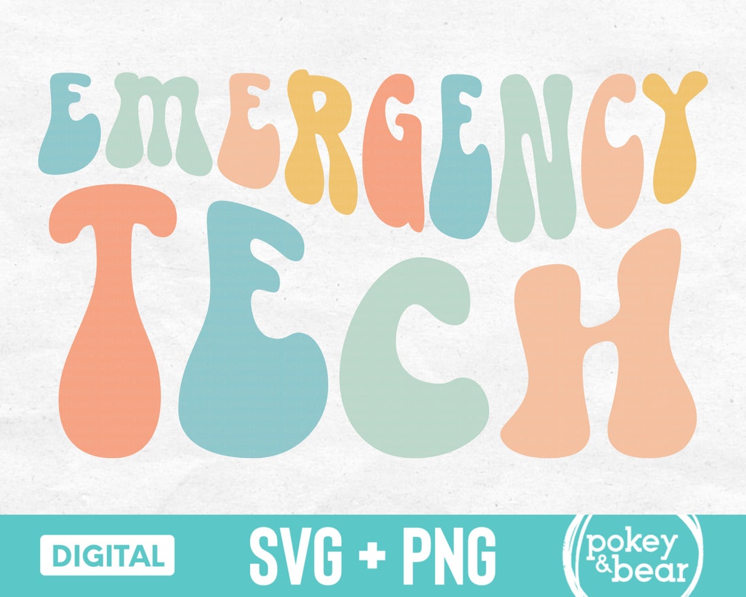Retro Emergency Tech Svg Emergency Technician Svg Emergency Room Png ...