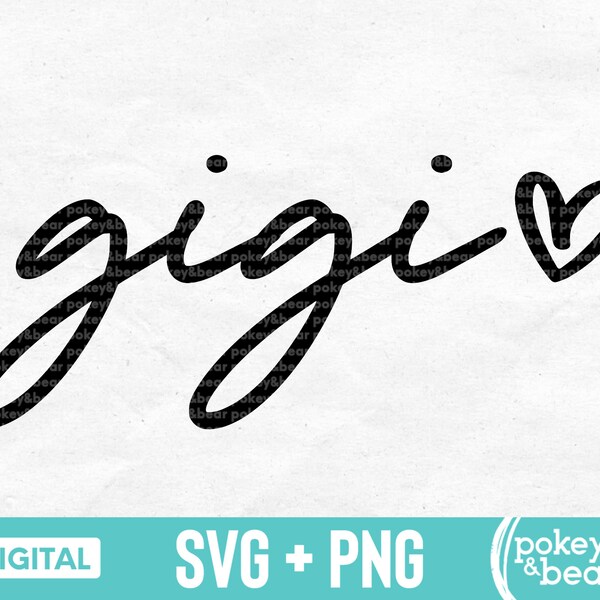 Gigi Svg - Etsy