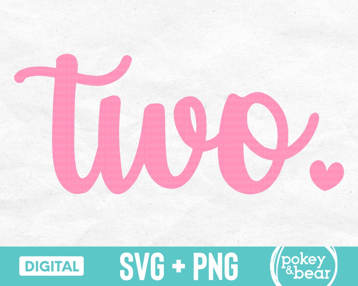 Two Svg 2 Svg Second Birthday Svg 2nd Birthday Svg Birthday Shirt Svg ...