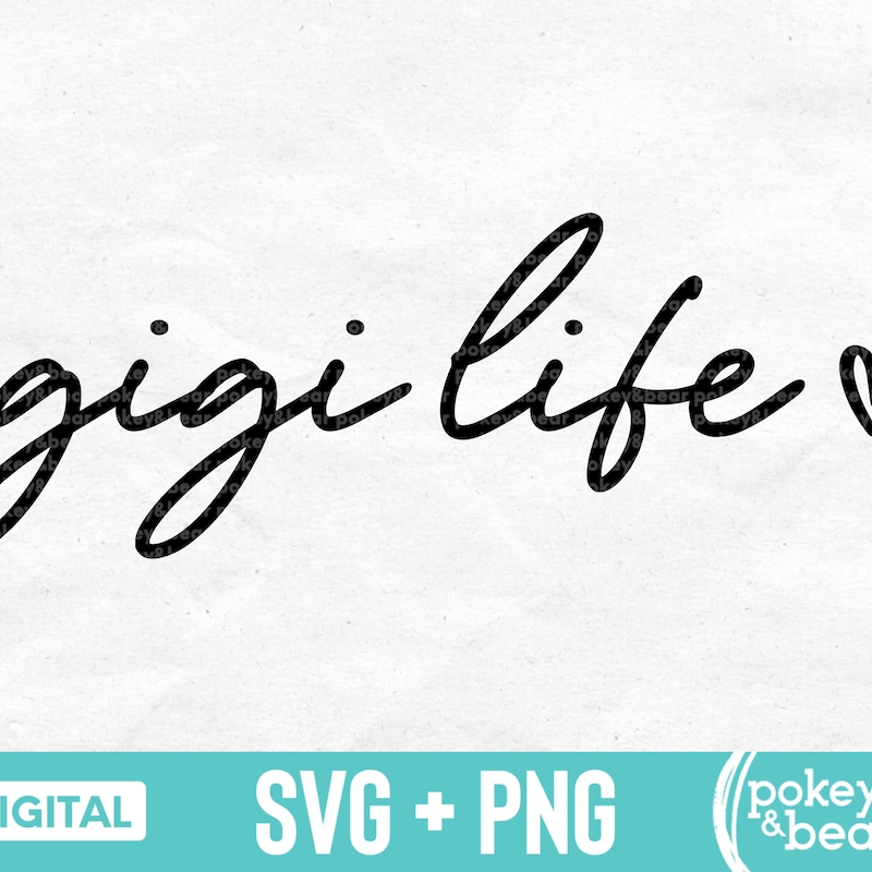 Gigi Svg - Etsy