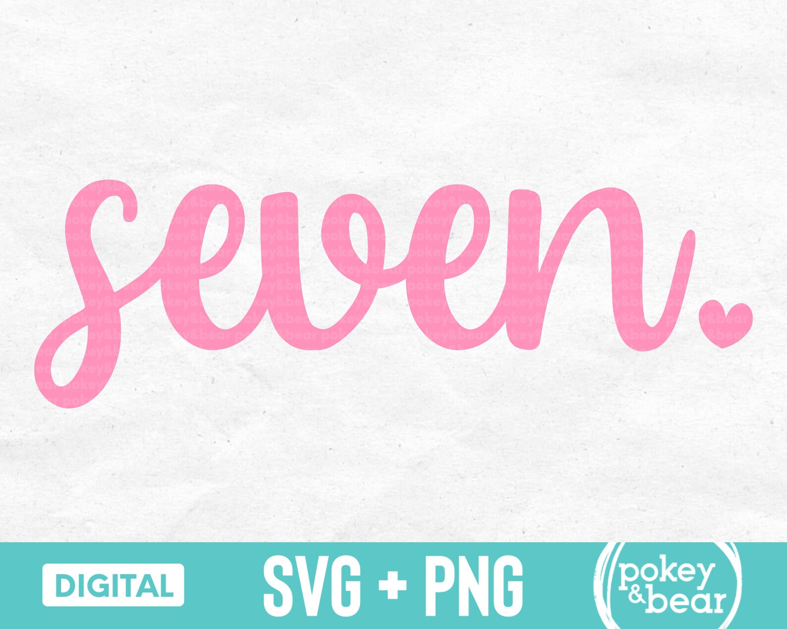 Seven Svg 7 Svg Seventh Birthday Svg 7th Birthday Svg | Etsy