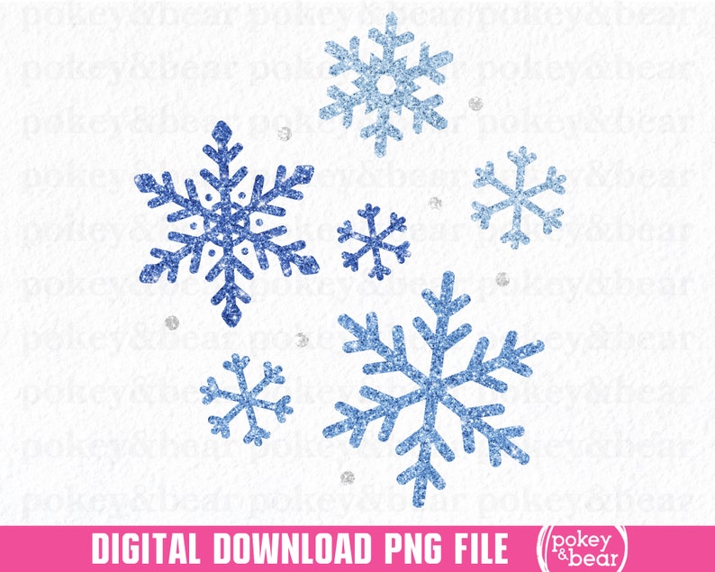 Glitter Snowflake Png Snowflake Sublimation Design Christmas Png Sequin ...