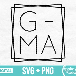 Gma Svg Gma Shirt Svg Grandma Svg Grandma Shirt Svg Mother's Day Svg ...