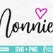 Nonnie Svg Nonnie Heart Svg Nonnie Shirt Svg Nonnie Cut File Nonnie Png ...