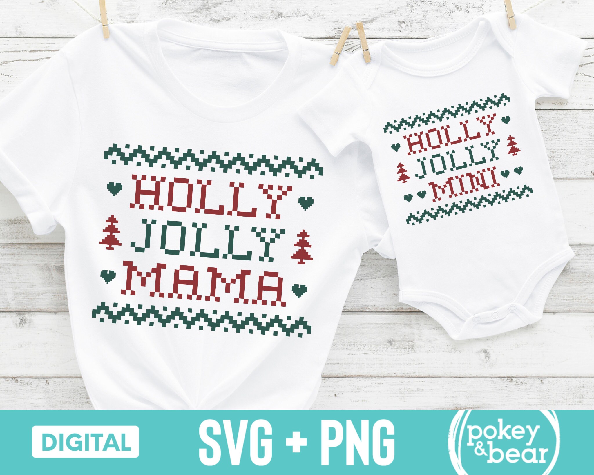 Mama Mini Christmas Svg Bundle Mama Mini Svg Mommy and Me - Etsy