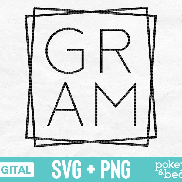 Gram Svg - Etsy