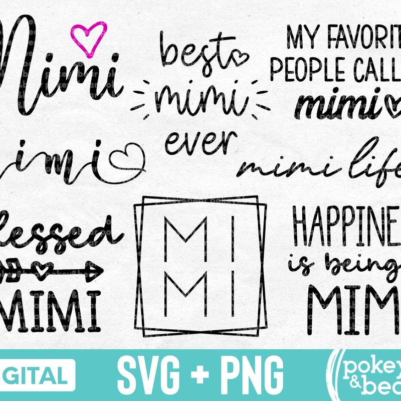 Mimi Svg - Etsy