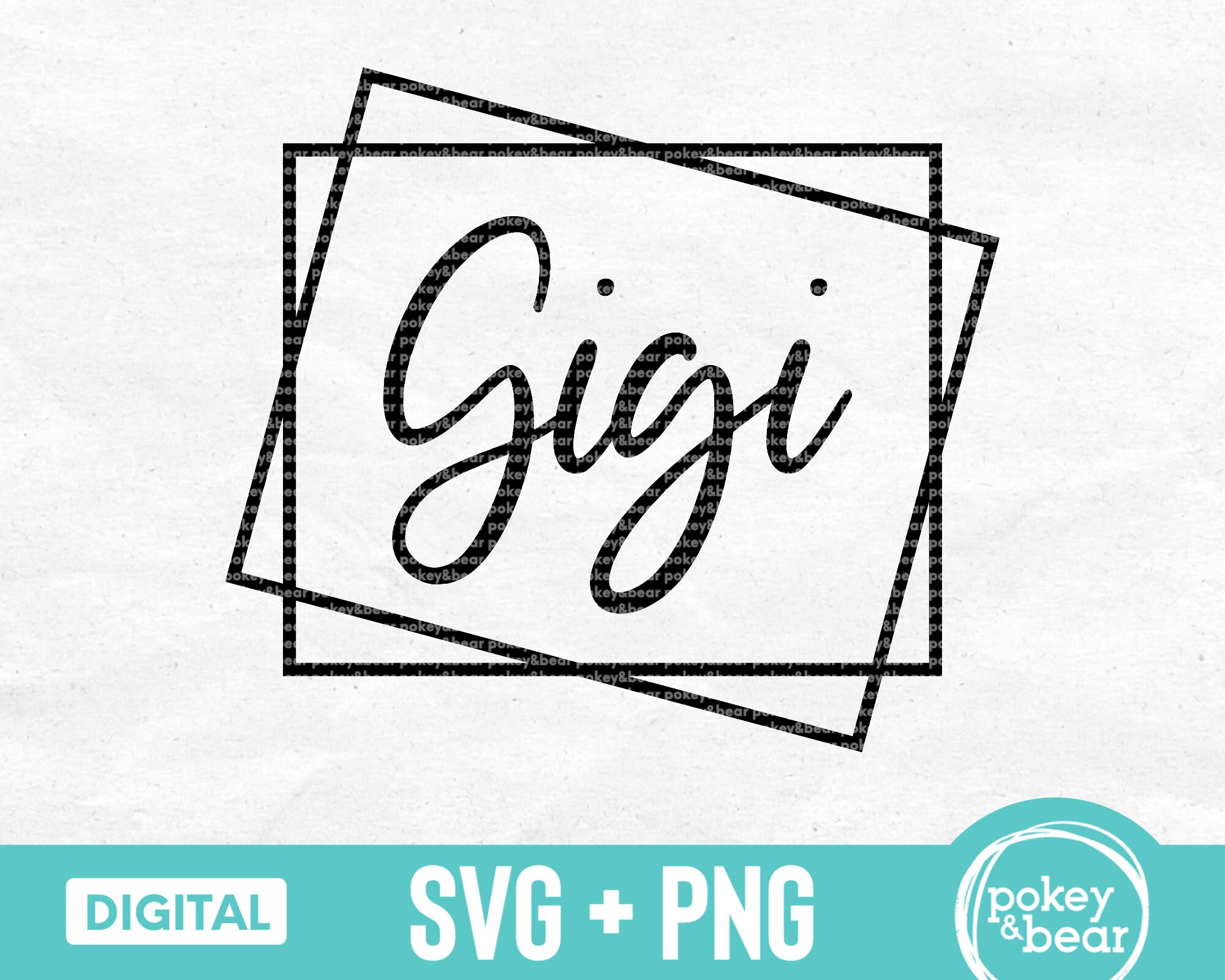 Gigi Svg Gigi Frame Svg Gigi Shirt Svg Mother's Day Svg | Etsy