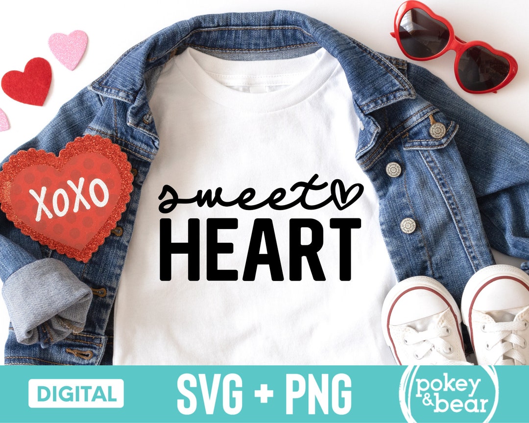 Sweet Heart Svg Sweetheart Svg Valentine's Day Svg - Etsy