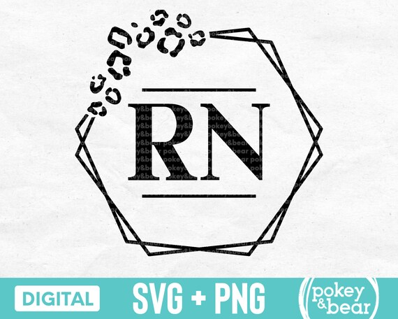 Leopard RN Svg Nurse Svg Nurse Shirt Svg Nurse Life Svg - Etsy