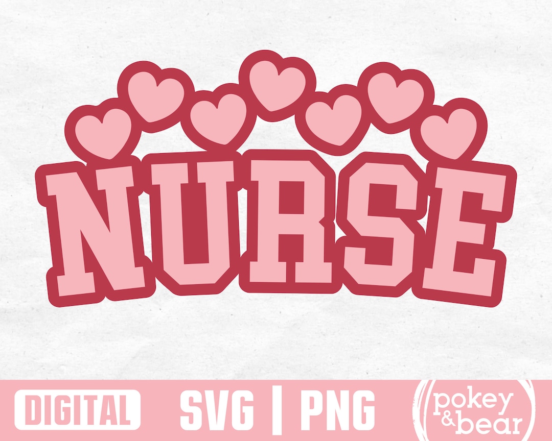 Nurse Valentine Svg Nurse Svg Nurse Shirt Svg Nurse Heart Svg School ...