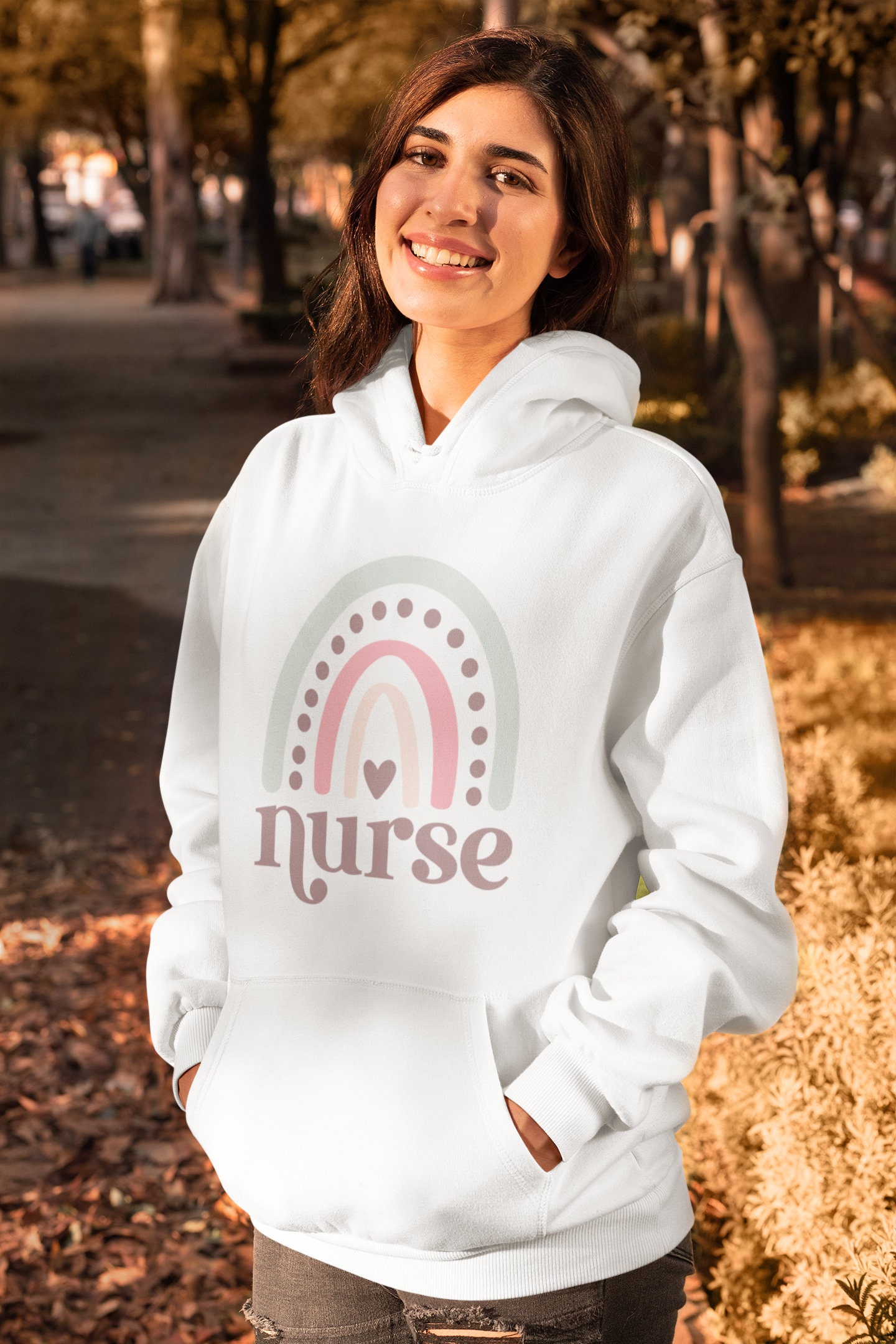 Rainbow Nurse Svg Rainbow Nurse Png Boho Rainbow RN Svg RN | Etsy