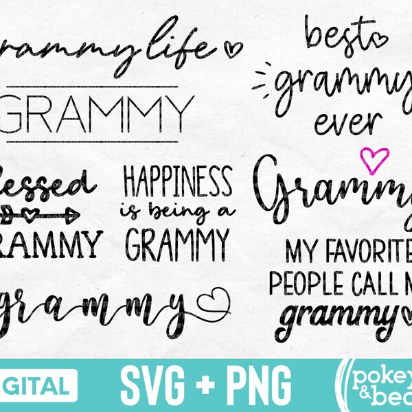 Grammy Svg - Etsy