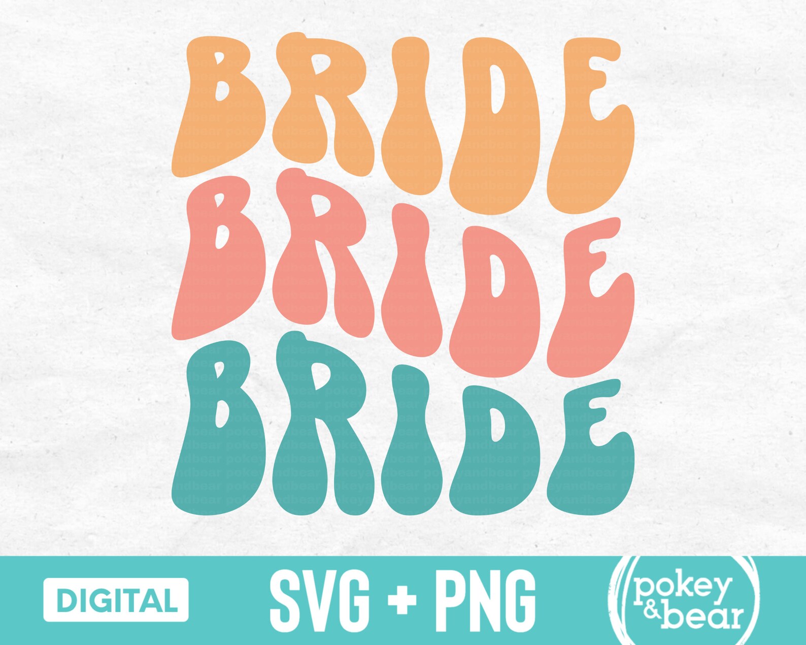 Retro Bride Svg Groovy Bride Svg Wavy Letters Svg 70s Bride - Etsy