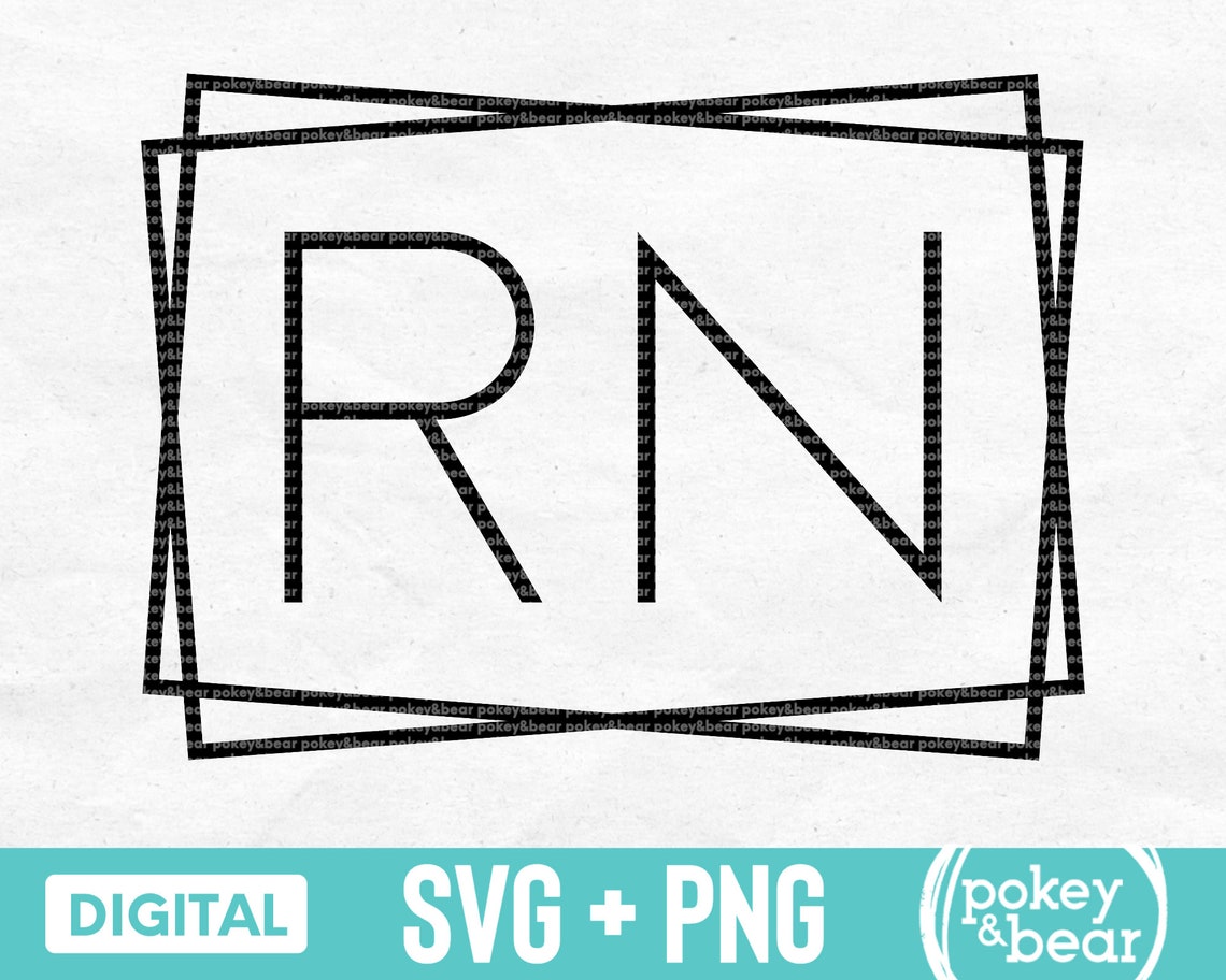 Registered Nurse Svg RN Svg RN Png Nurse Life Svg Nursing - Etsy