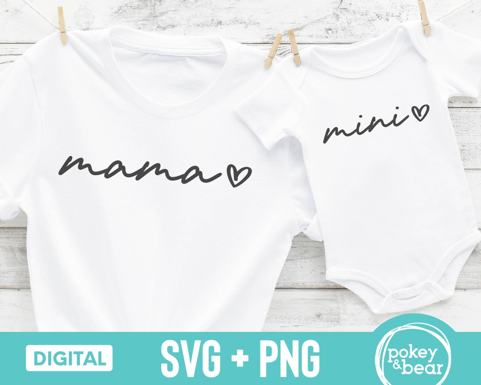 Mama And Mini Svg Bundle Mama Mini Svg Bundle Mommy And Me | Etsy