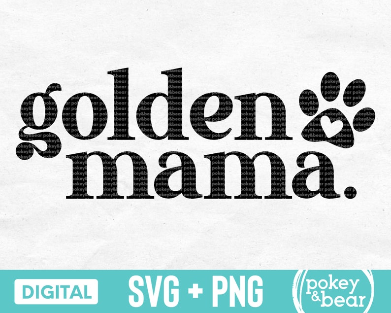 Golden Mama Svg Golden Mom Svg Golden Retriever Svg Golden - Etsy