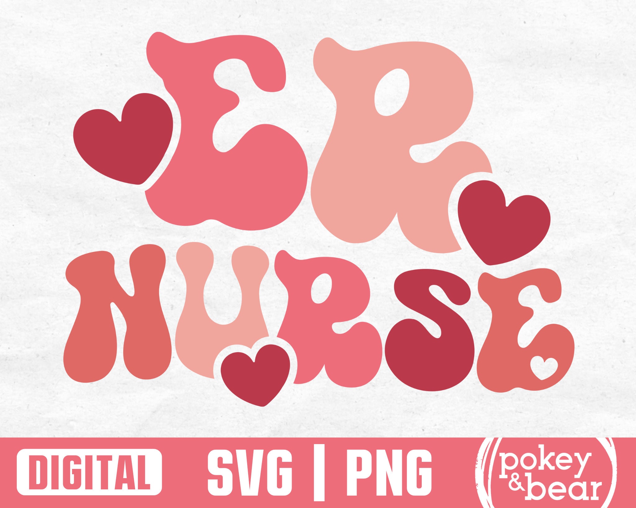 ER Nurse Valentine Svg ER Nurse Svg Emergency Nurse Svg Rn - Etsy