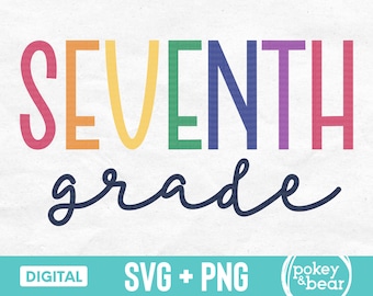 Seventh Grade Png - Etsy