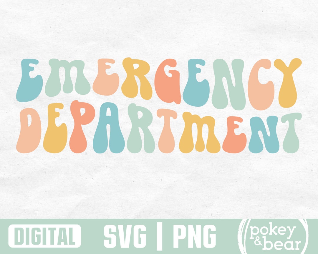 Retro Emergency Department Svg Emergency Department Png Sublimation ...