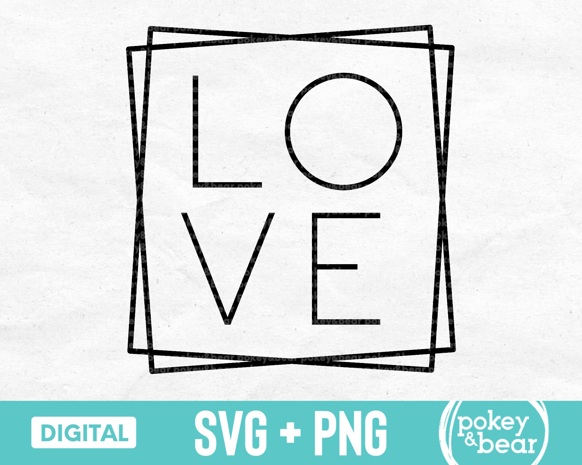 Love Svg Love Square Svg Valentine's Day Svg Valentines - Etsy