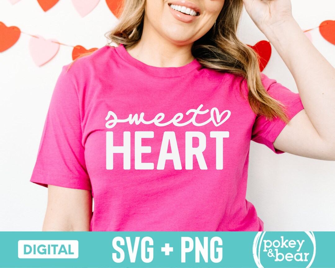 Sweet Heart Svg Sweetheart Svg Valentine's Day Svg - Etsy