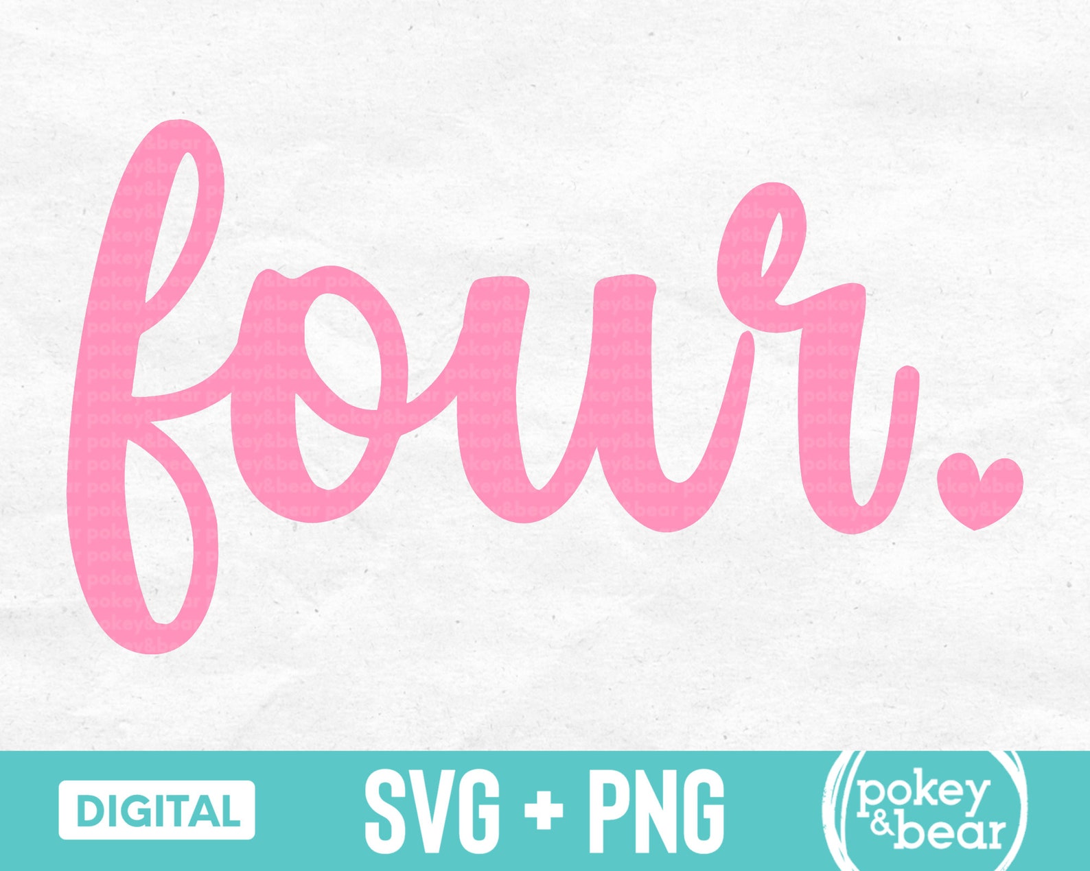 Four Svg 4 Svg Fourth Birthday Svg 4th Birthday Svg - Etsy