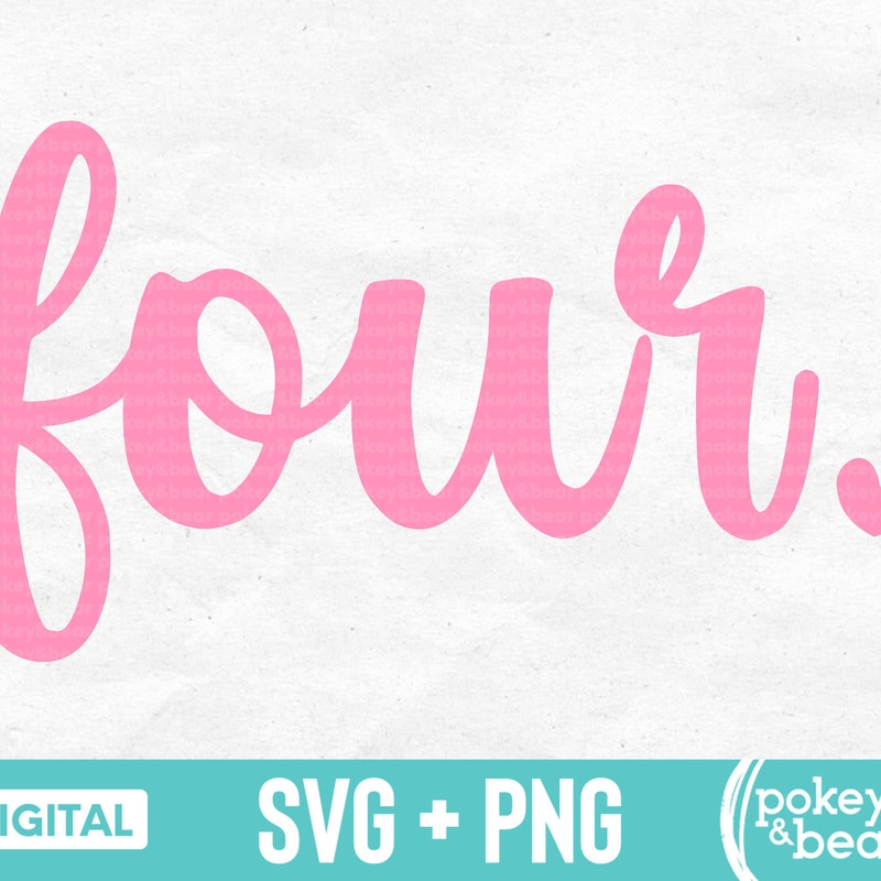 Four Birthday Shirt Svg - Etsy
