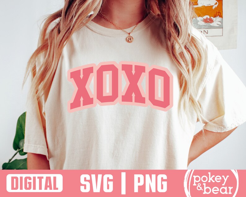 XOXO Svg XOXO Png Sublimation Design Hugs and Kisses Svg - Etsy