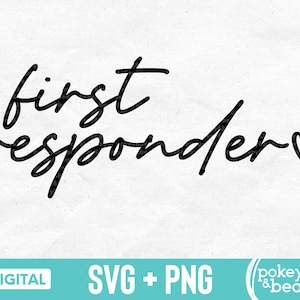 First Responder Svg First Responder Shirt Svg EMT Svg EMS Svg Paramedic ...