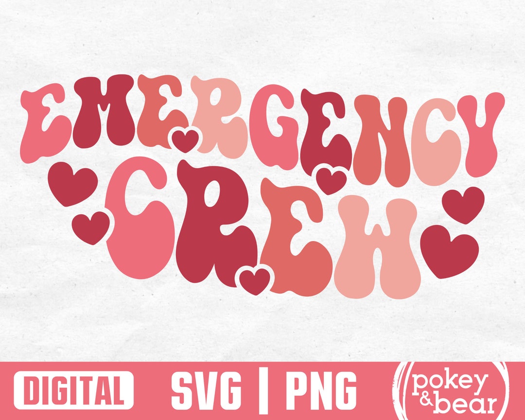 Emergency Crew Svg ER Nurse Valentine Svg ER Nurse Svg Emergency Svg ER ...