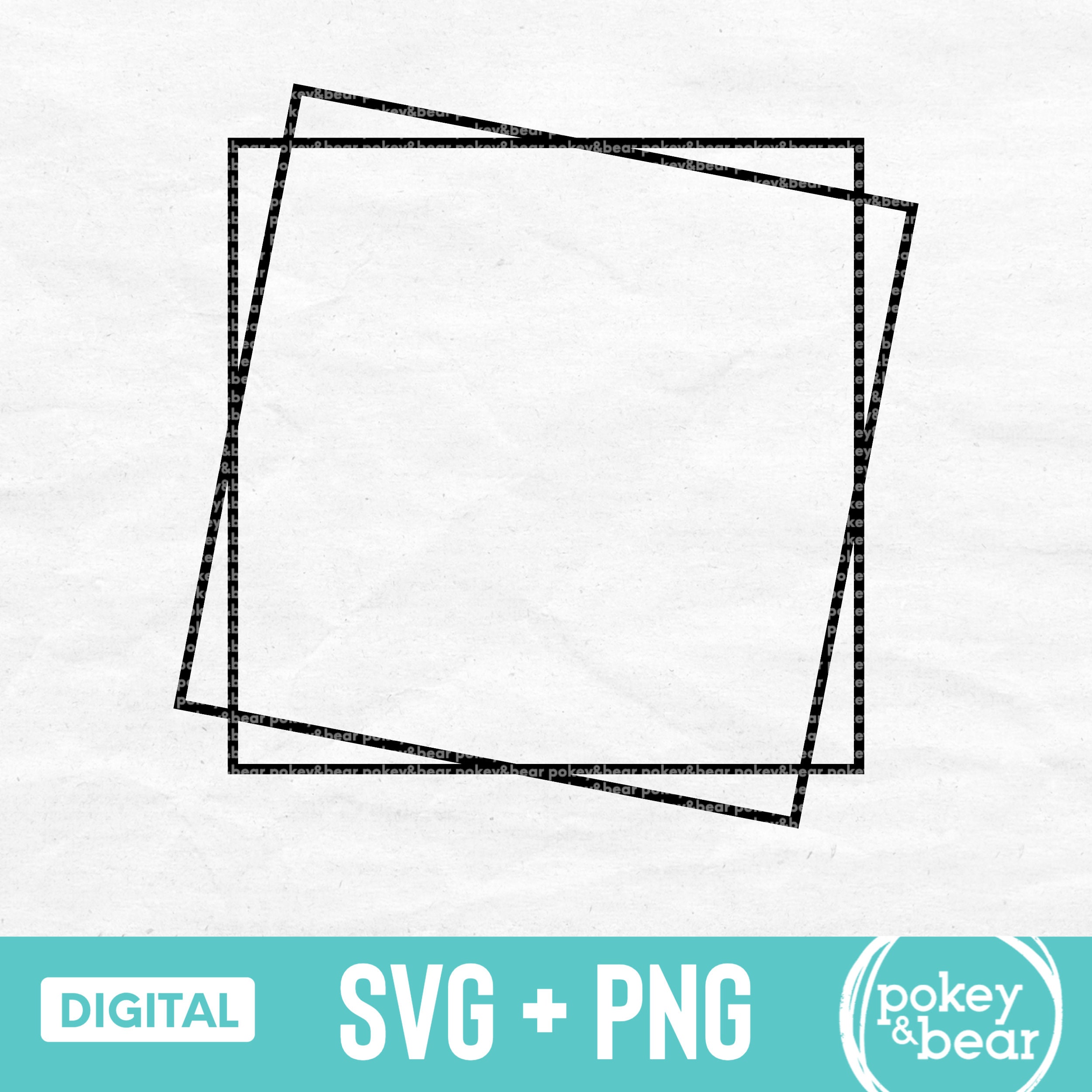Square Frame Svg Rectangle Frame Svg Square Svg Border | Etsy
