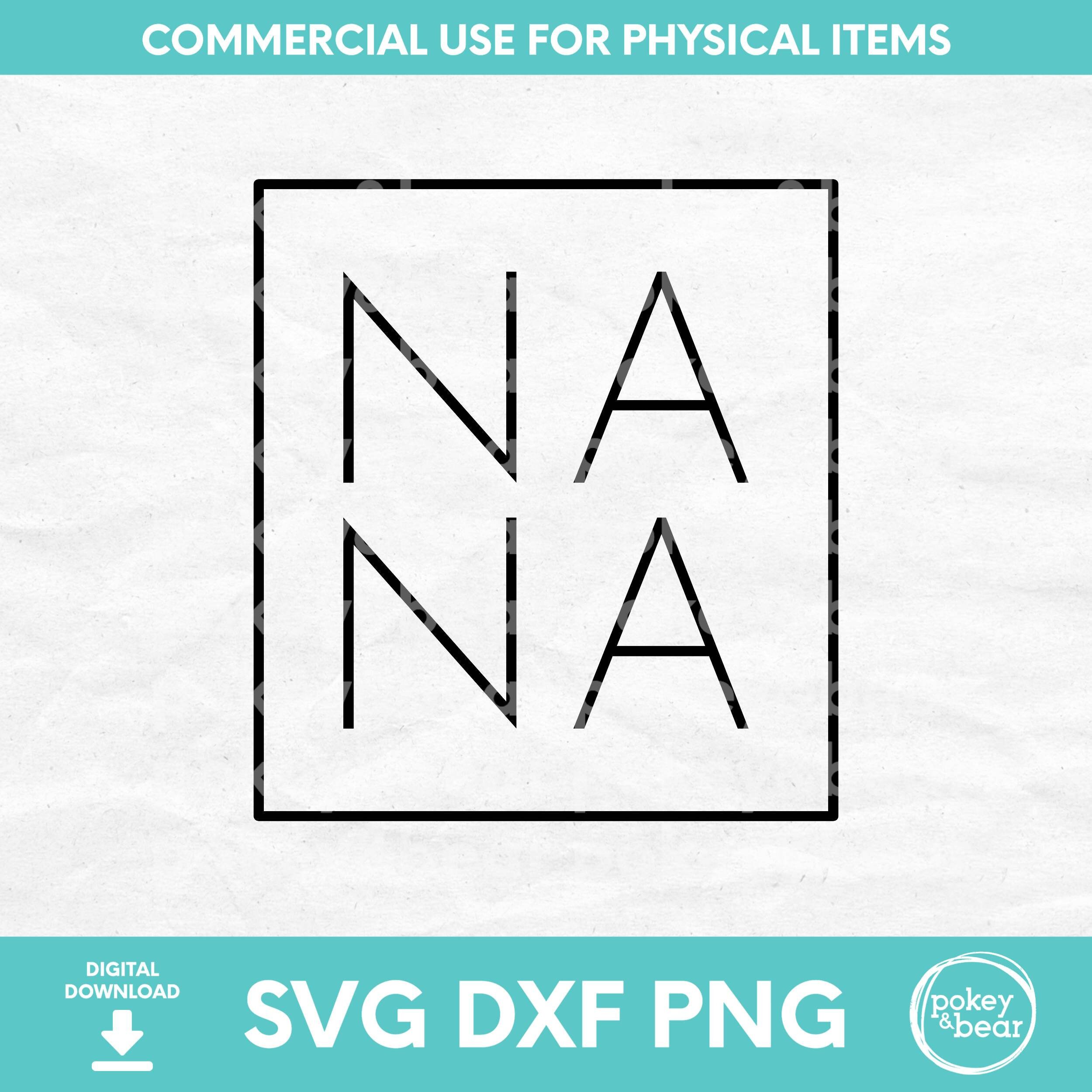 Nana Svg Nana Shirt Svg Nana Square Svg Mother's Day | Etsy