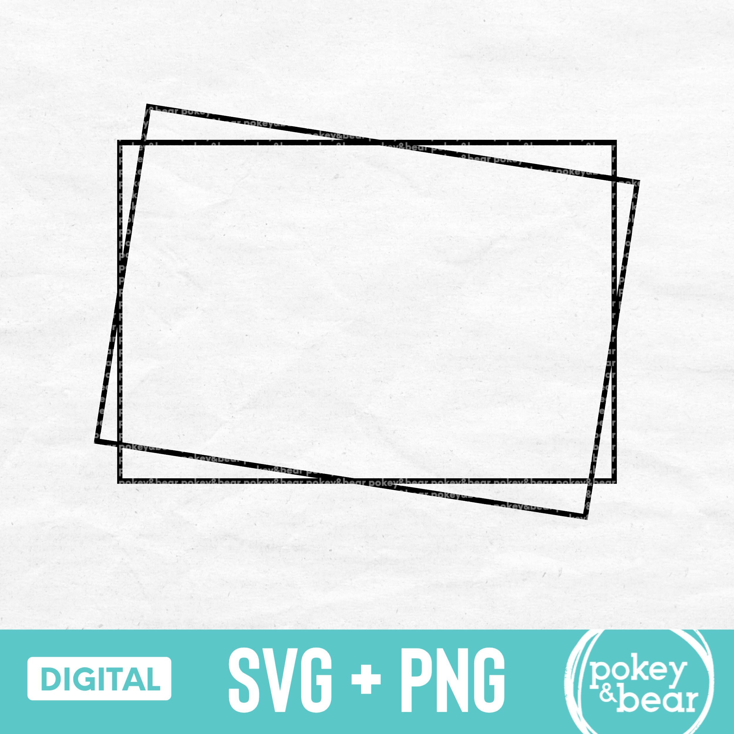 Square Frame Svg Rectangle Frame Svg Square Svg Border | Etsy