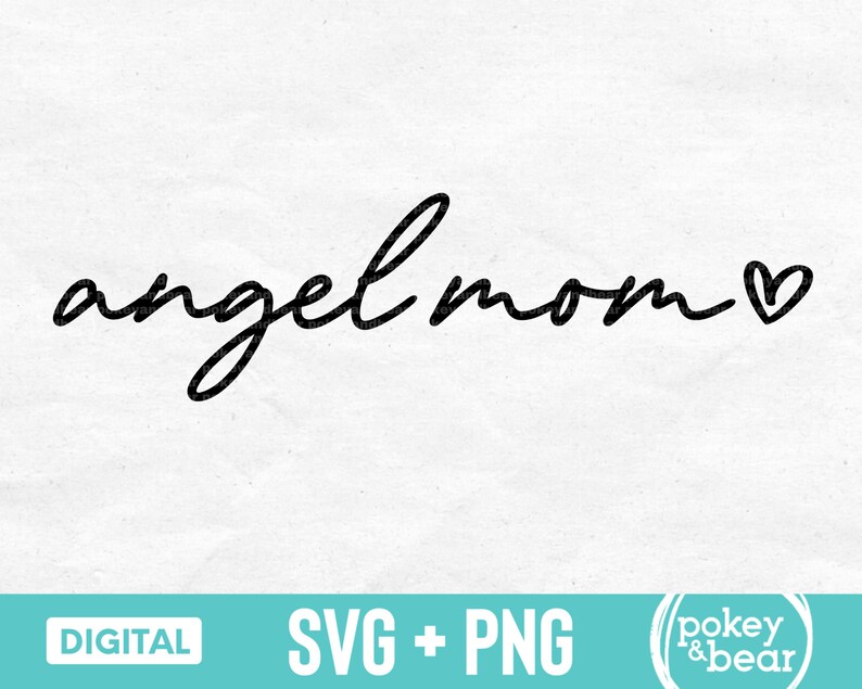 Angel Mom Svg Angel Mom Shirt Svg Angel Mom Png Sublimation - Etsy
