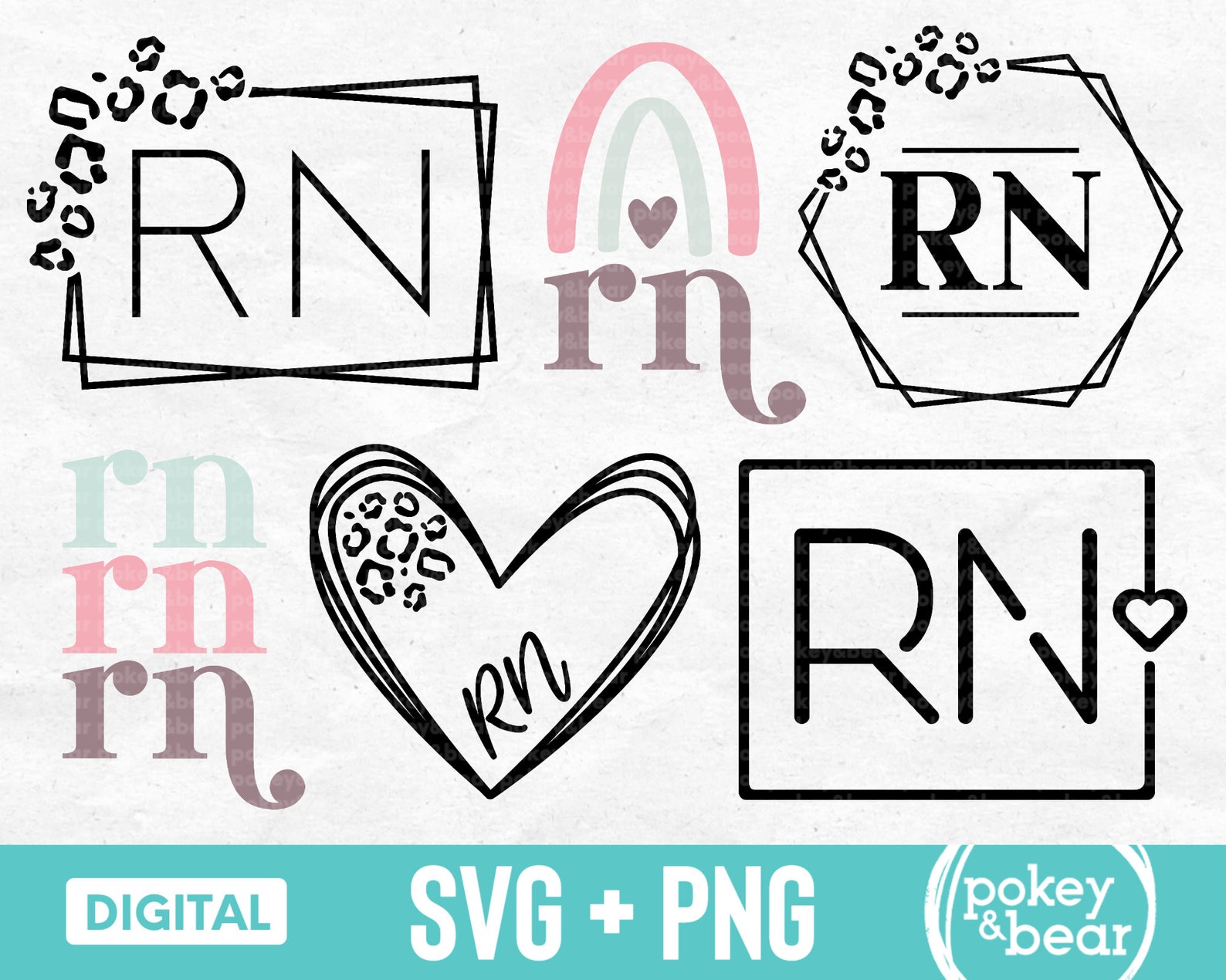 RN Svg Bundle RN Png Bundle Registered Nurse Svg Bundle RN Cut Files ...