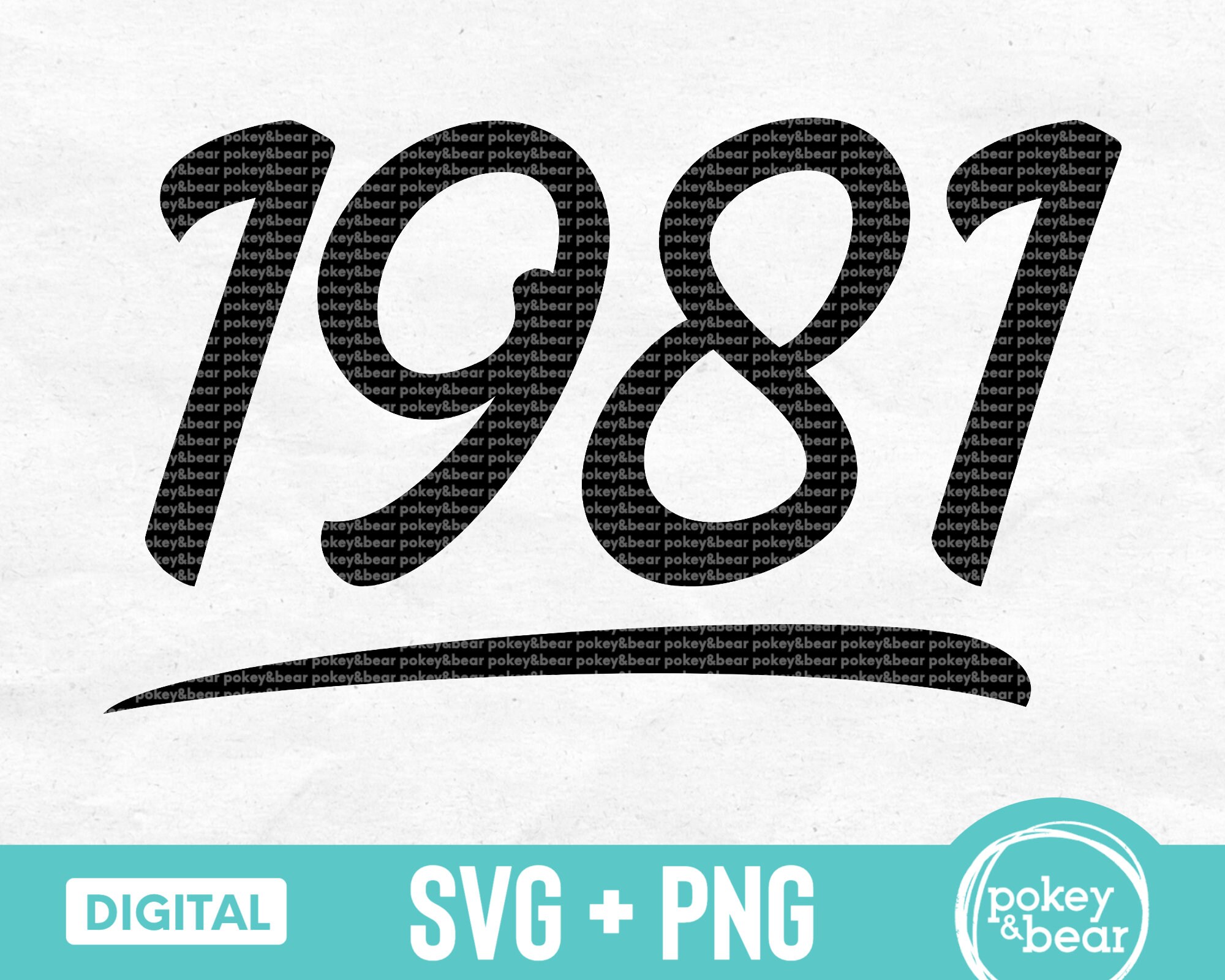 Vintage 1981 Svg Vintage Birthday Svg Born In 1981 Svg | Etsy