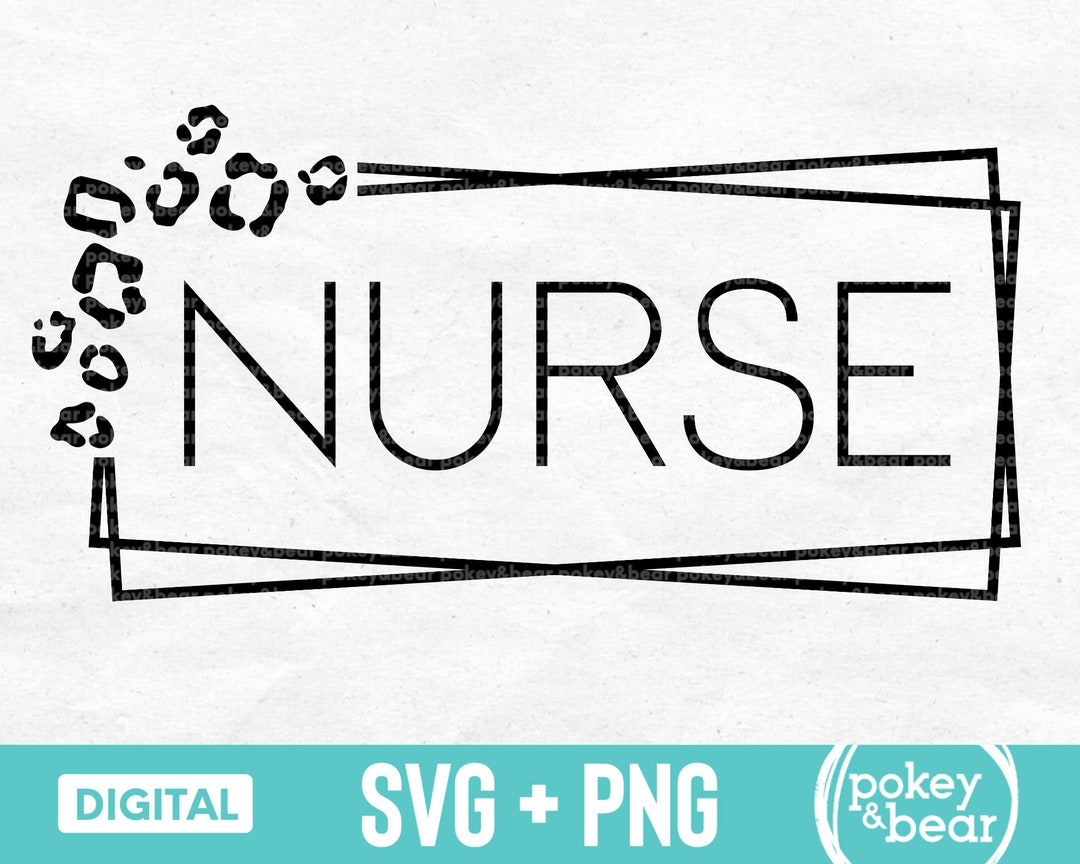 Leopard Nurse Svg Nurse Shirt Svg Nurse Life Svg Cheetah RN Svg Leopard ...