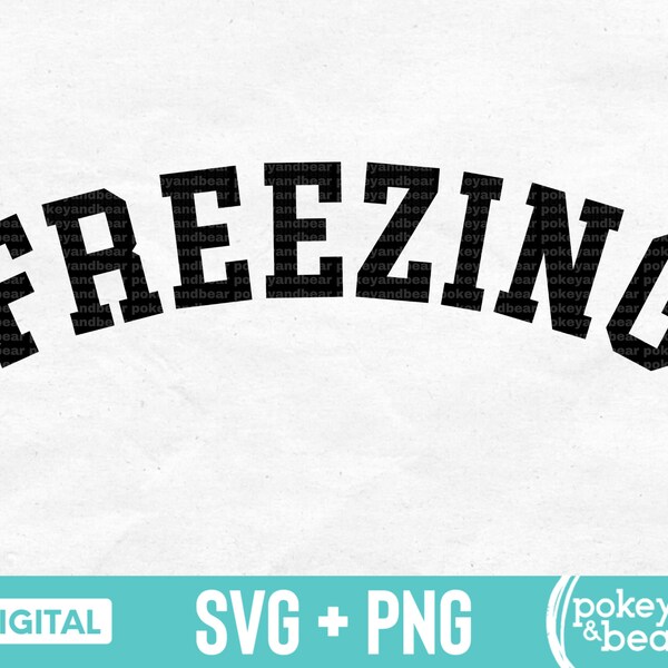 Freezing Svg - Etsy