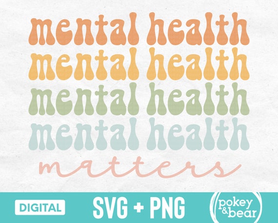Retro Mental Health Matters Svg Be Kind To Your Mind Svg Etsy