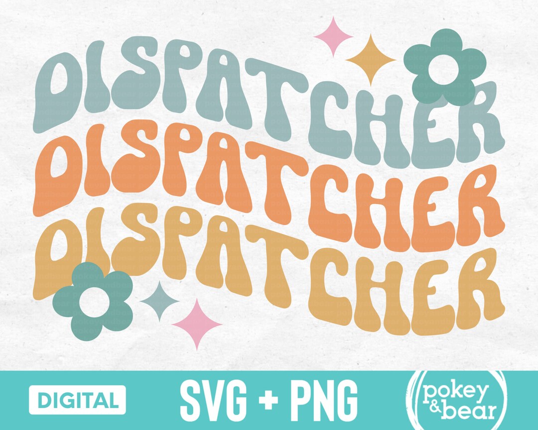 Retro Dispatcher Svg File 911 Dispatcher Svg Dispatcher Shirt Svg ...
