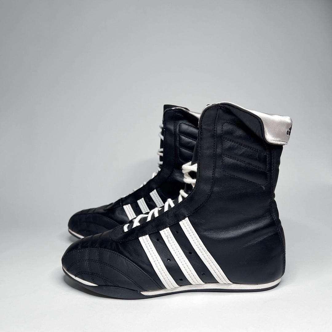 Adidas Vintage Black Boxing Boots - Etsy