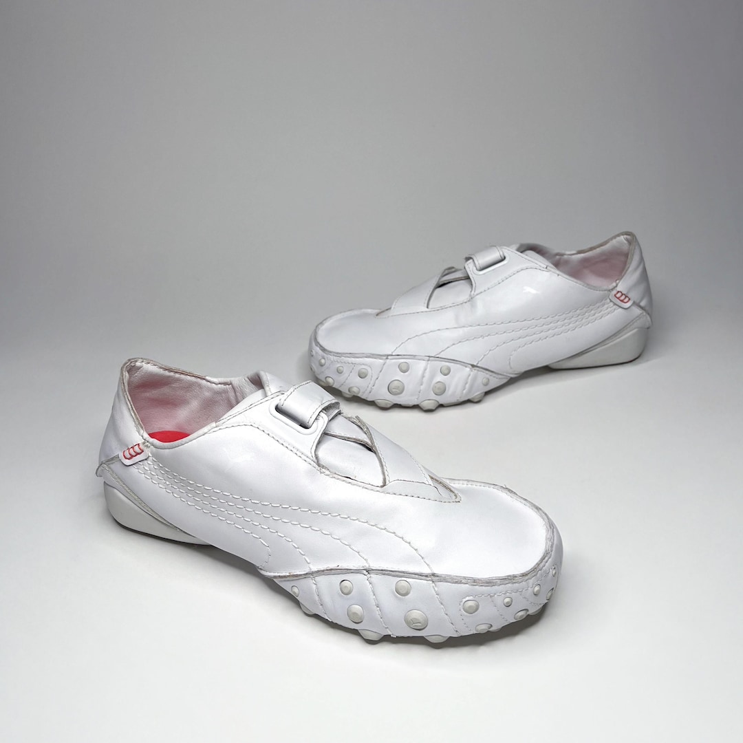 Puma Amoko Vintage White Leather Sneakers - Etsy