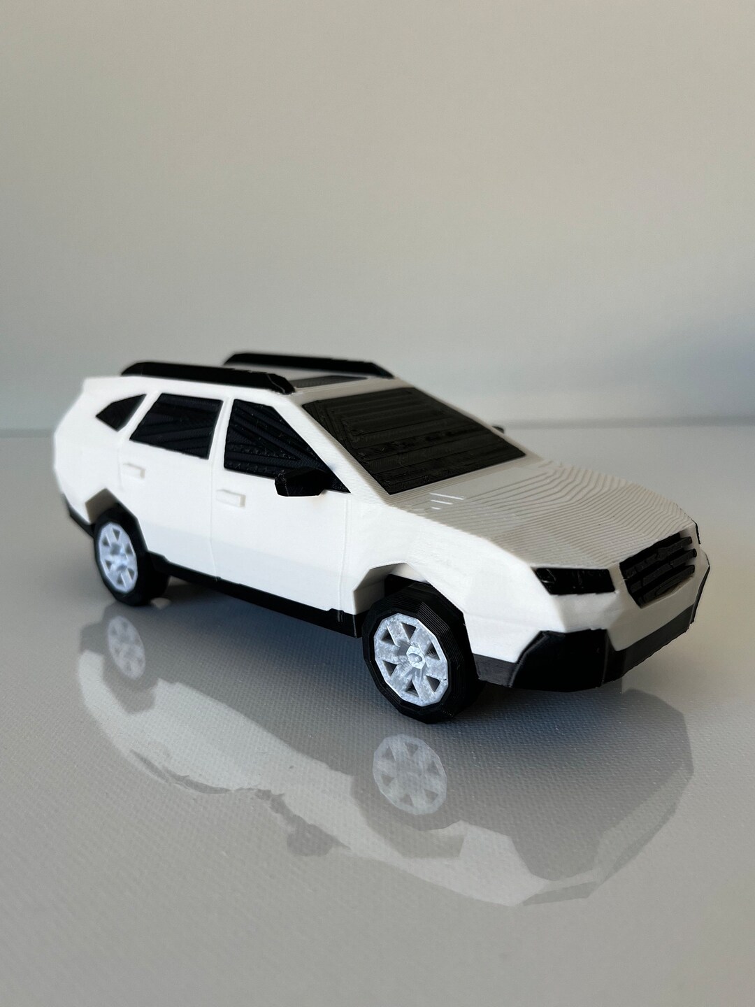 Subaru Outback 3D Printed Model Car Minimalist Low Poly - Etsy