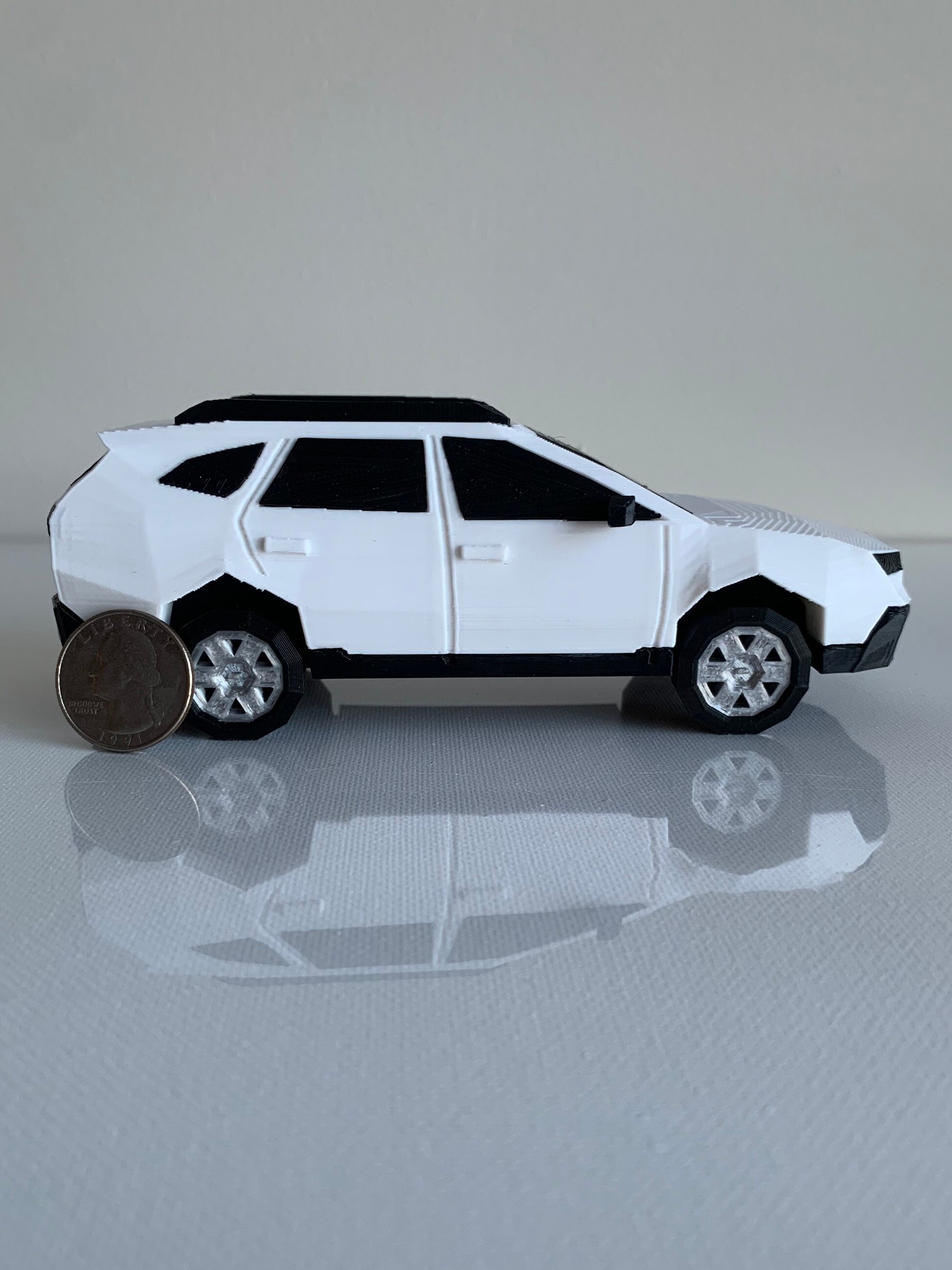 Subaru Outback 3D Printed Model Car Minimalist Low Poly - Etsy