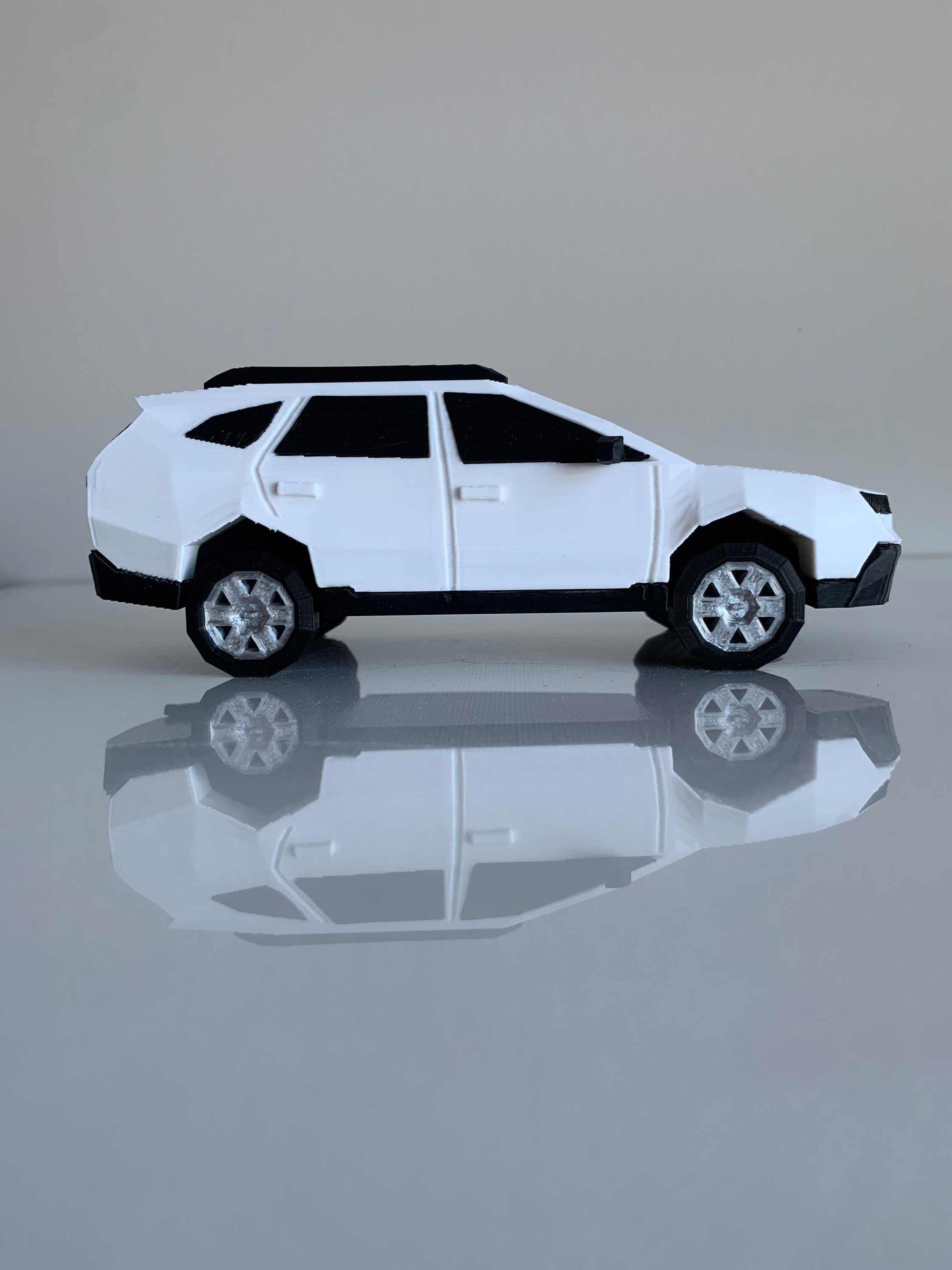 Subaru Outback 3D Printed Model Car Minimalist Low Poly - Etsy